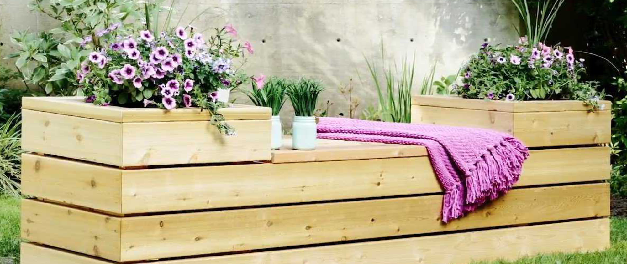 Building a Planter Bench with Storage - Gerretsen Building ...